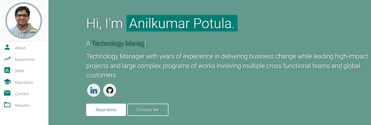 Anilkumar Potula | Technology Manager